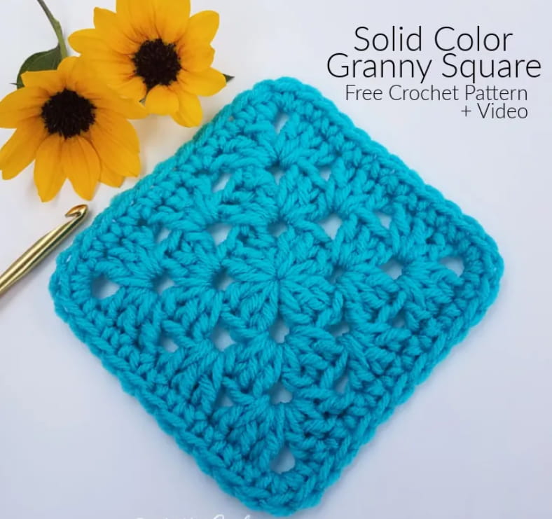 10 One Color Granny Square Pattern Free & PDF Download 2025 - Best ...